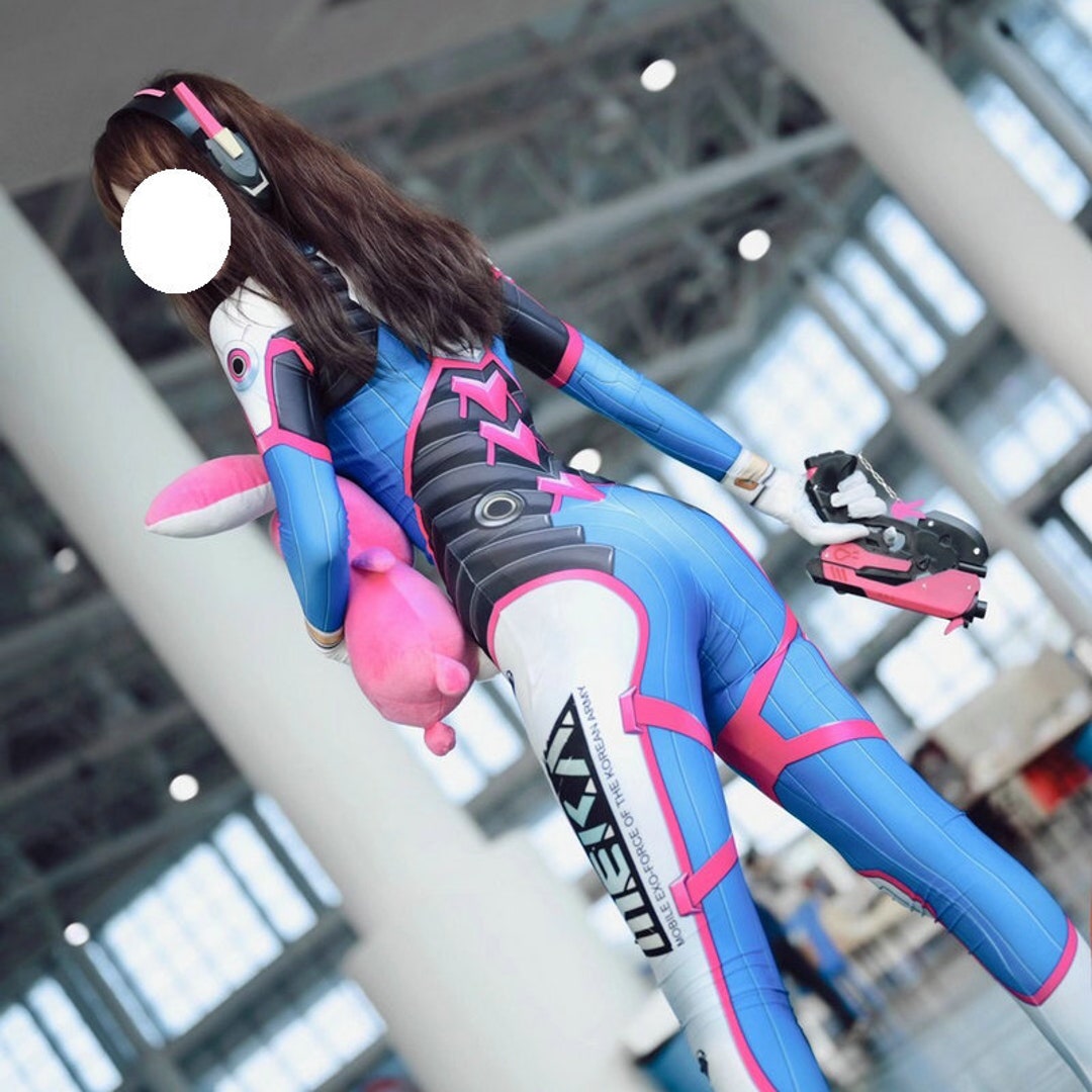 DVA Cosplay Costume and Wig Full Set Overwatch - Etsy Australia