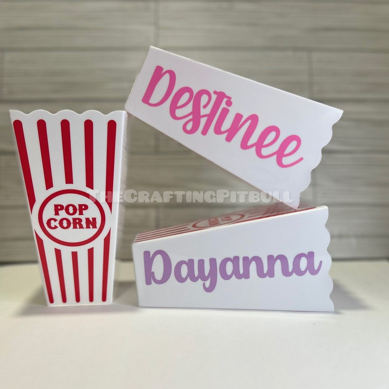 Personalized Popcorn Bucket - Etsy