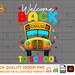 Welcome Back to School PNG Image, School Bus Design, Editable Designs ...