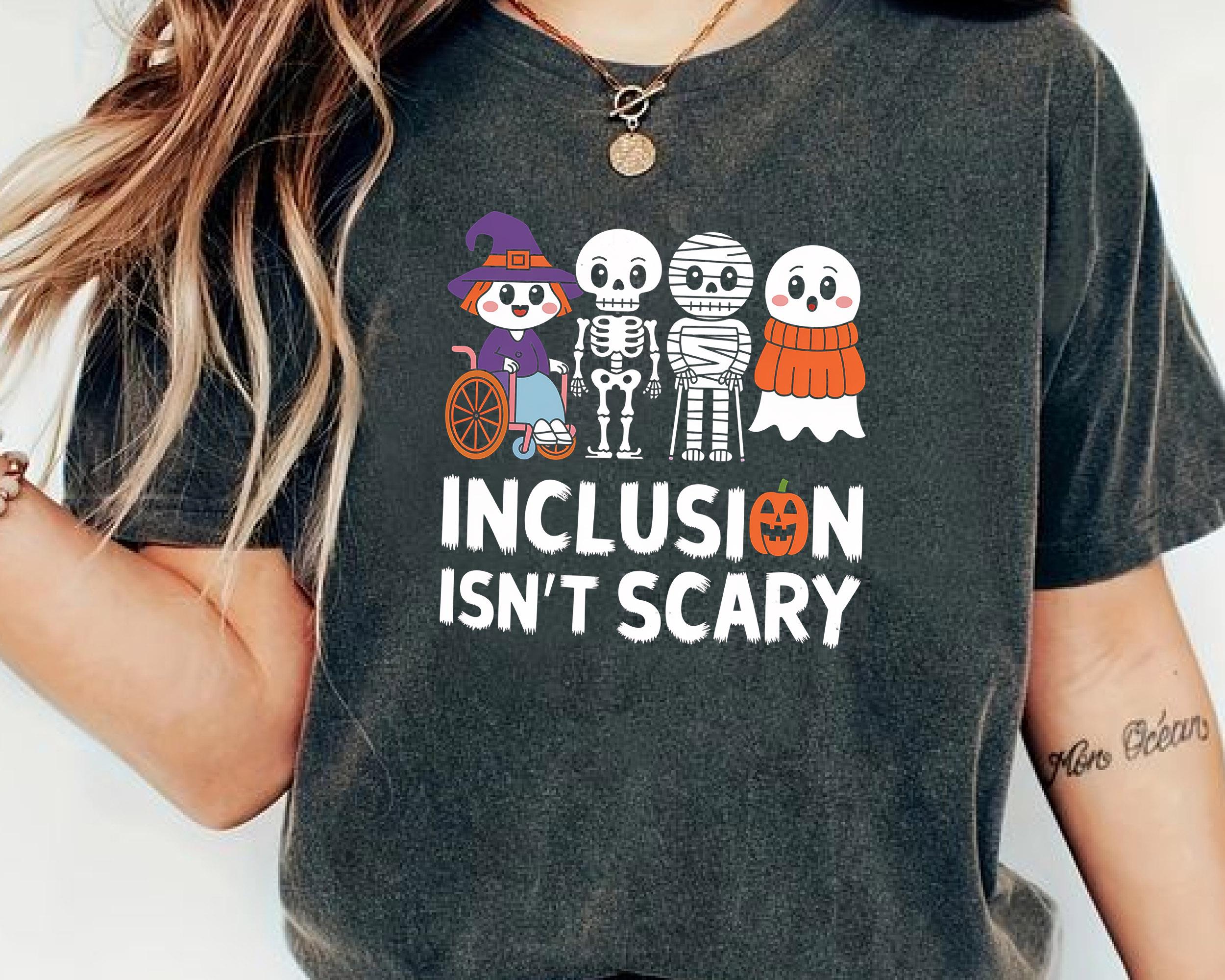 Inclusion Isn't Scary Png, SLP Halloween Png, Sped Teacher Png,skeleton ...