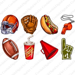 Football Doodle Alphabet Bundle PNG , Football PNG Letters, Numbers ...