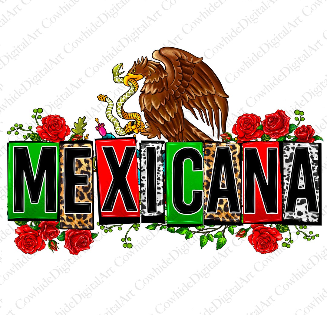 Mexicana Png Sublimation Design Download, Mexico Png, Mexican Flag Png ...