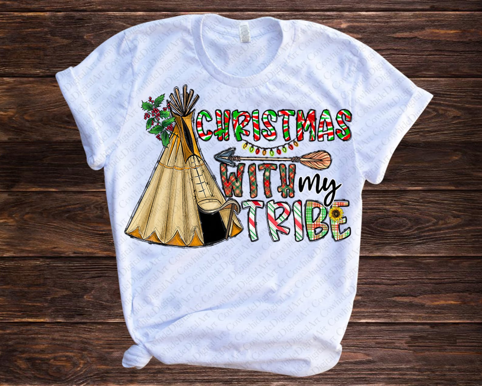 Christmas With My Tribe Png, Family Christmas, Christmas Tribe Png ...