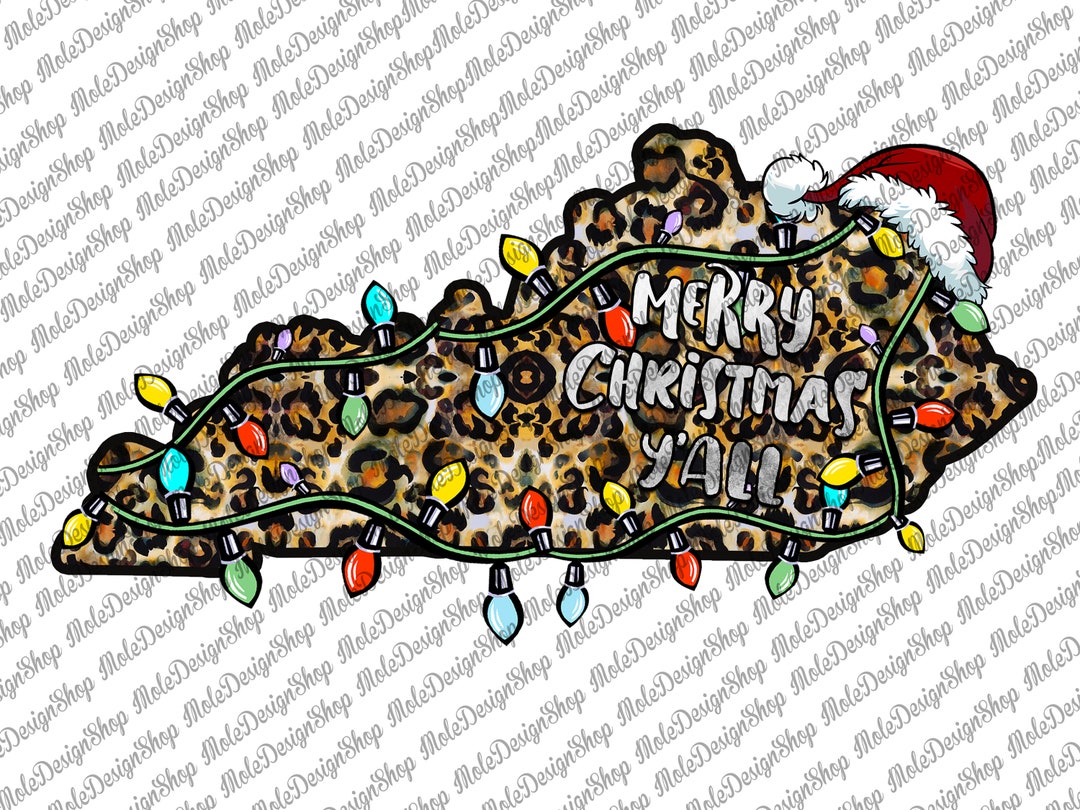 Kentucky Christmas Map, Kentucky Tree, Kentucky, Merry Christmas Y'all ...
