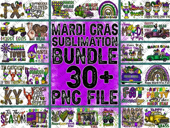 Mardi Gras Bundle Png Mardi Gras Carnival Png Mardi Gras - Etsy