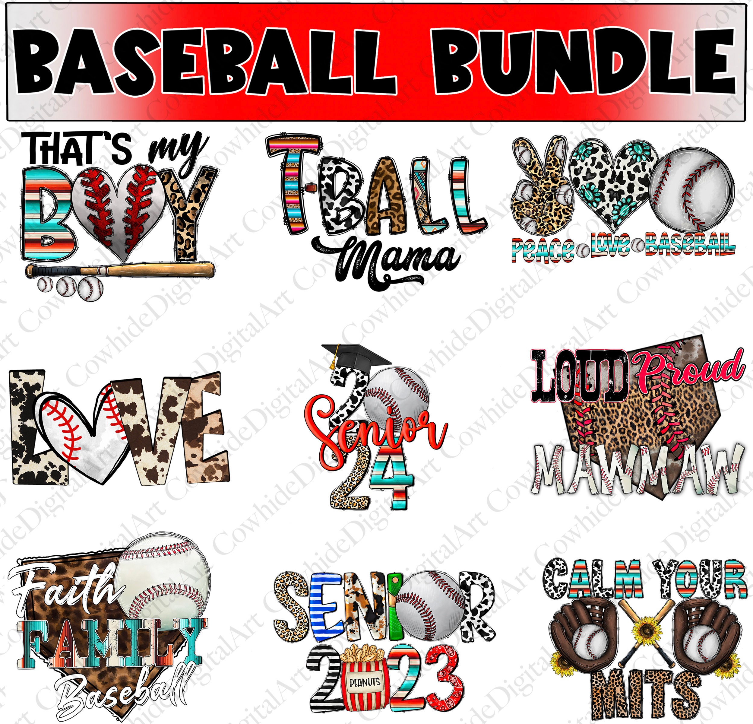Baseball Png Sublimation Design Bundle, Baseball Png, Baseball Mom Png ...