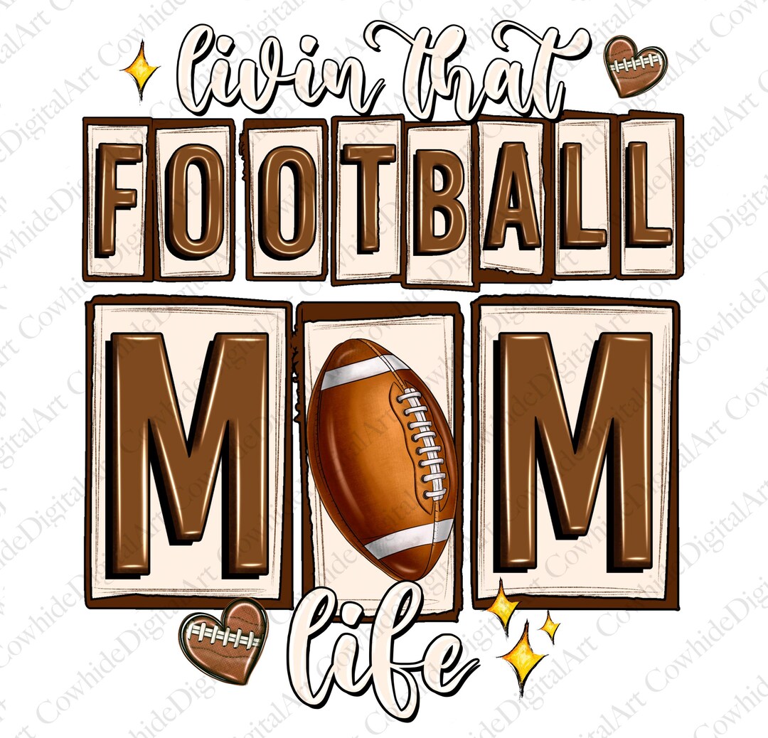 Retro Football Mom PNG, Football, Football Mama,sublimation Design ...
