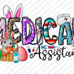 Easter Day Medical Assistant PNG, Happy Easter Day, Medical Png, Nurse ...