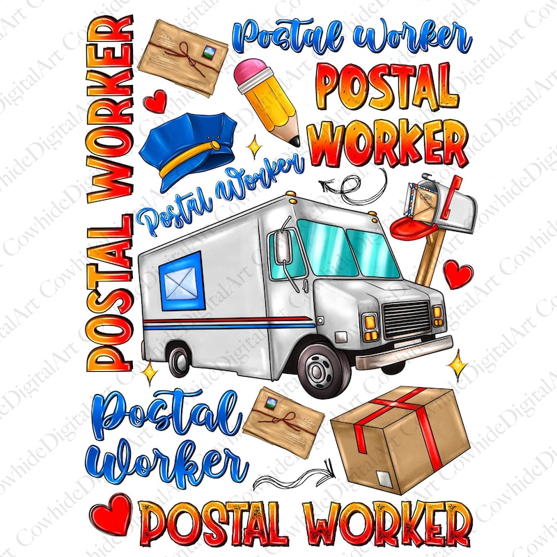 Postal Worker Svg - Etsy