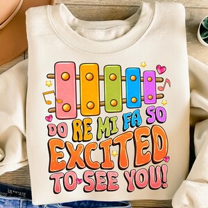 Do Re Mi Fa so Excited to See You Png, Music Teacher, Music Educator ...