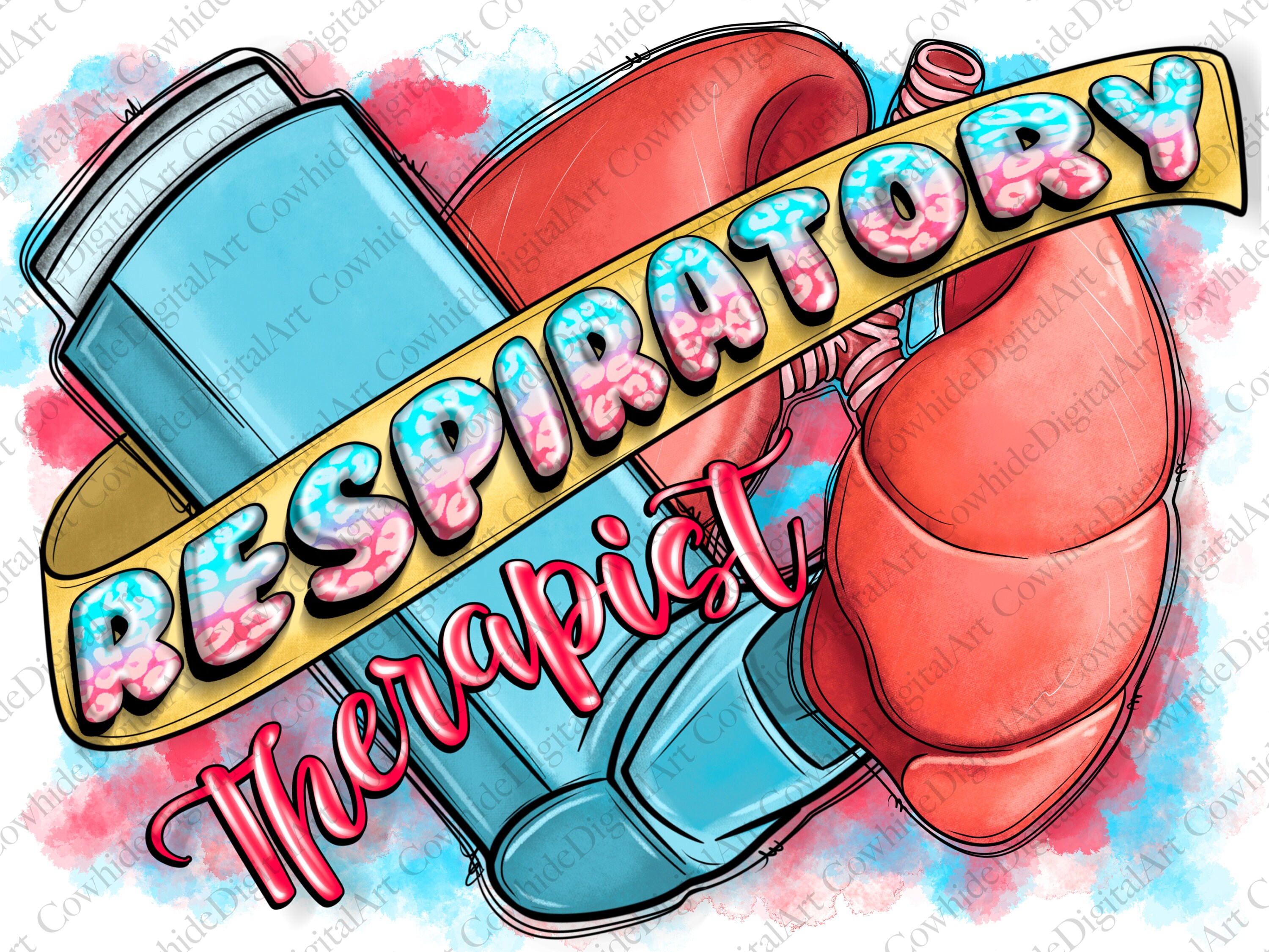 Respiratory Therapist Png Sublimation Design Download, Western ...