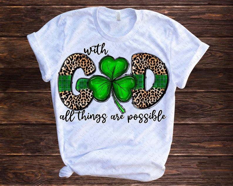 God Christian Png St. Patrick's Day Png God Christian - Etsy