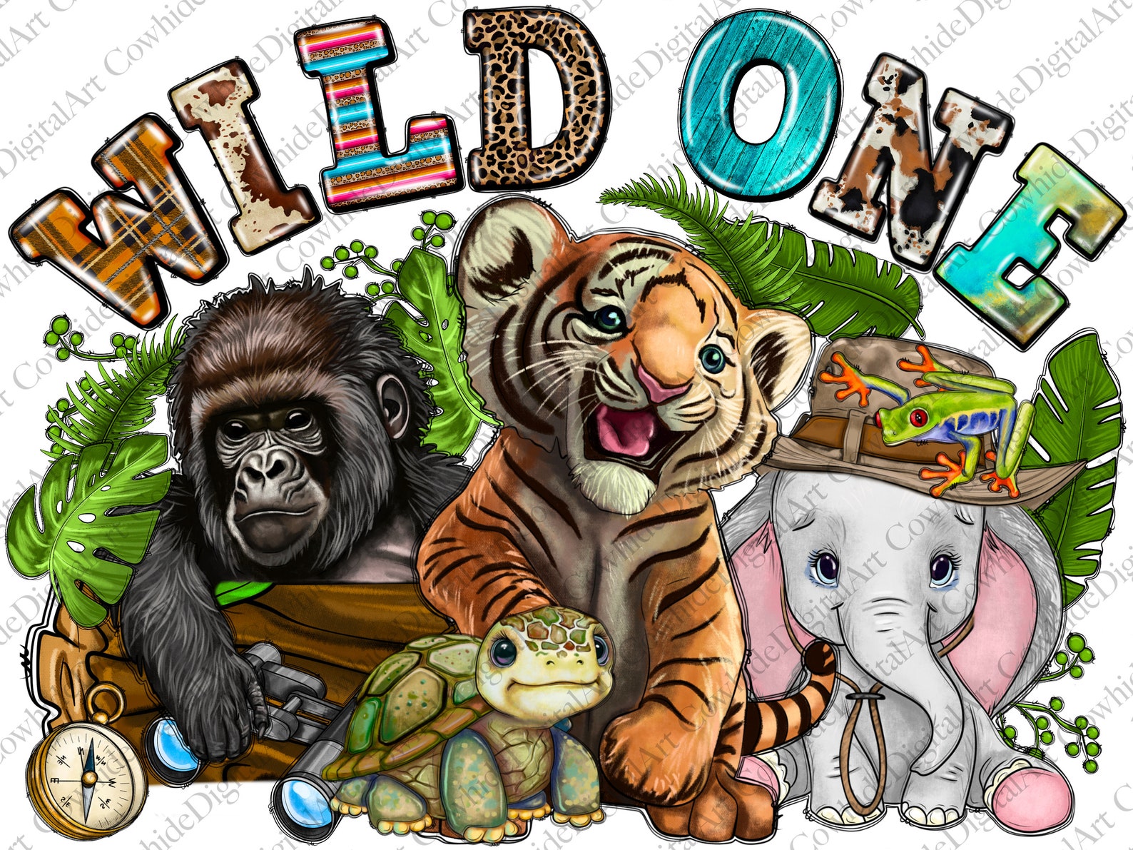 Wild One Png, Zoo Crew PNG, Digital Download, Sublimation,1st Birthday ...