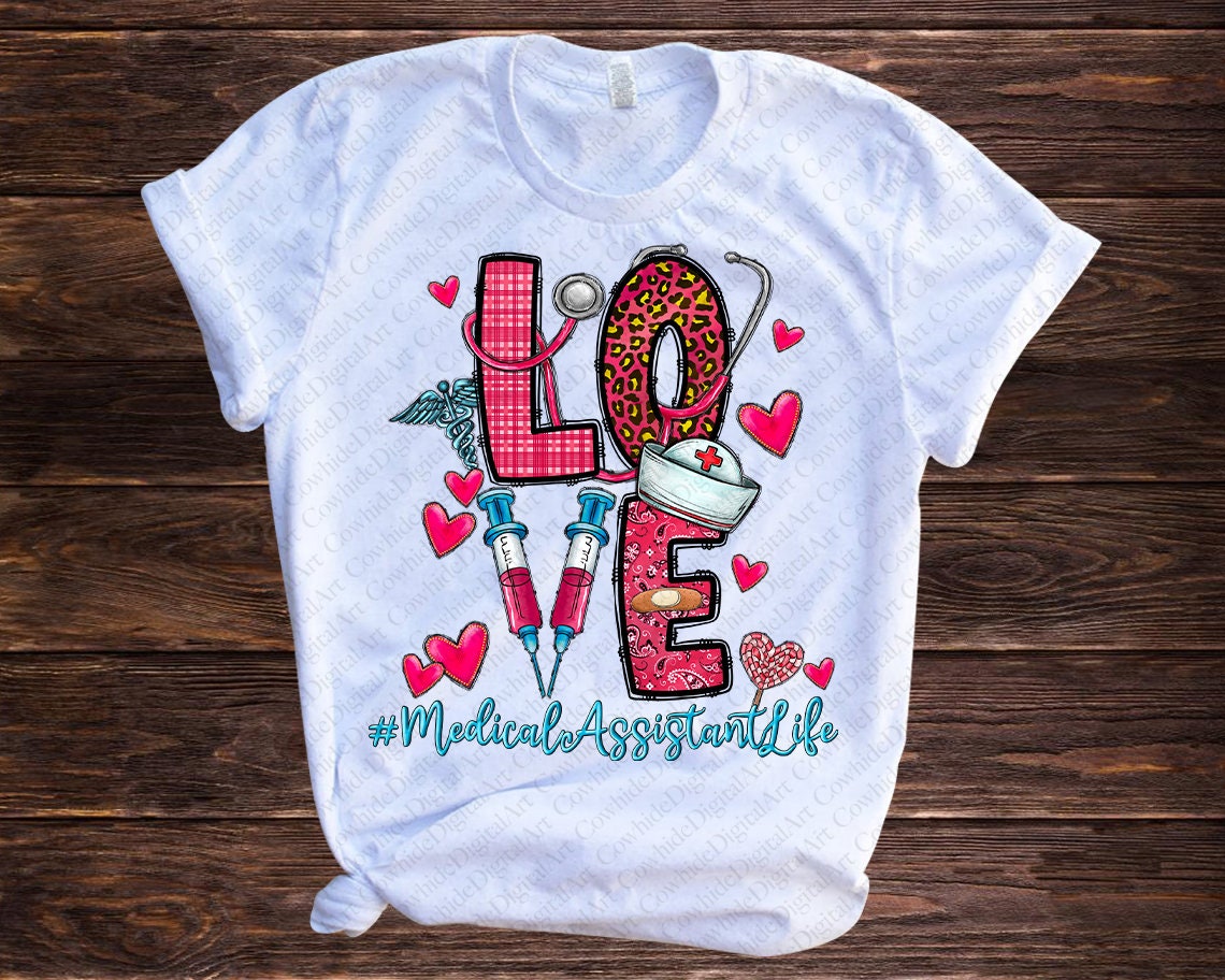 Love Stethoscope Heart Medical Assistant Png, Nurse Valentine's Png ...