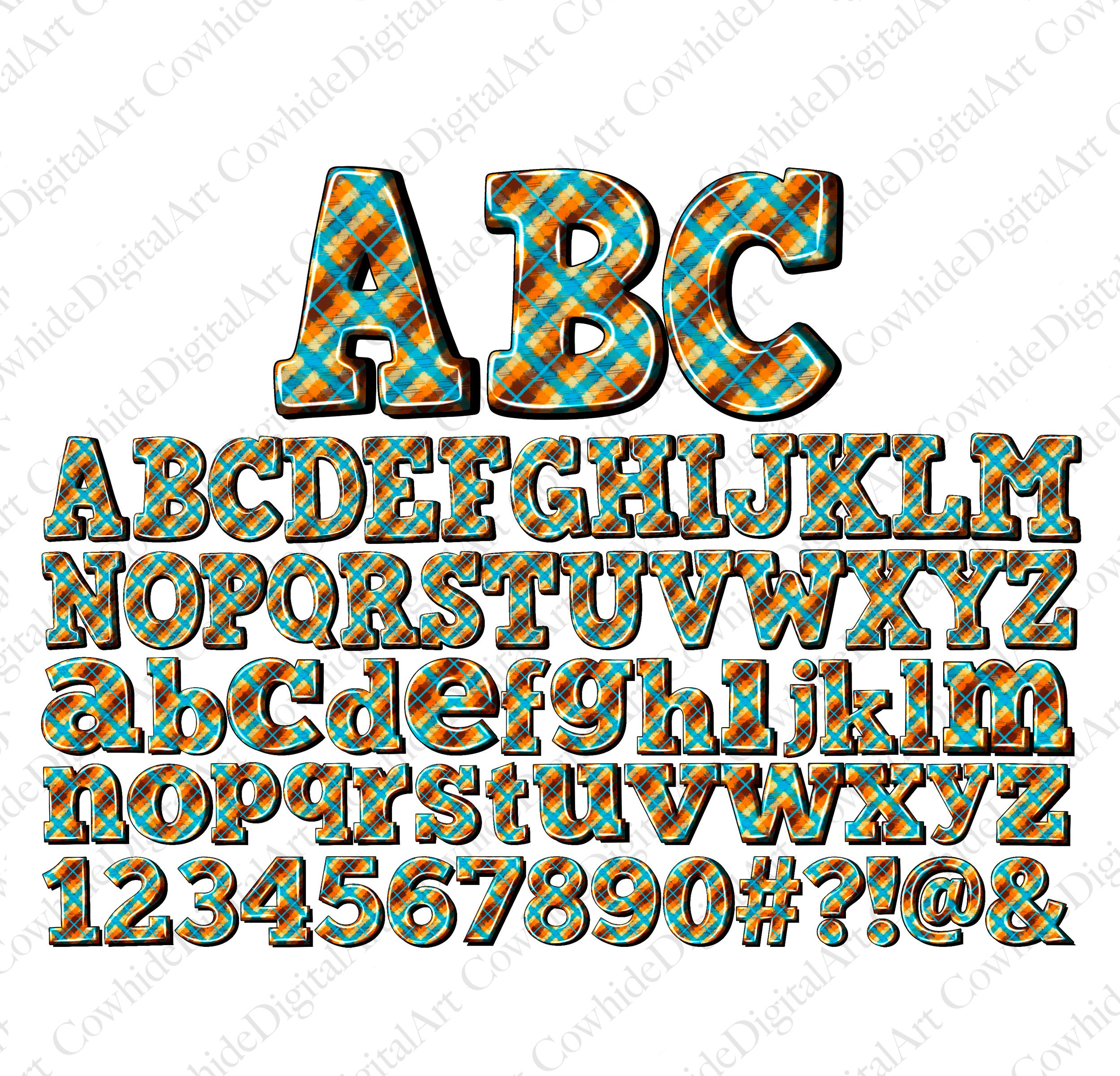 Farm Doodle Alphabet Bundle PNG , Farm PNG Letters, Numbers ...