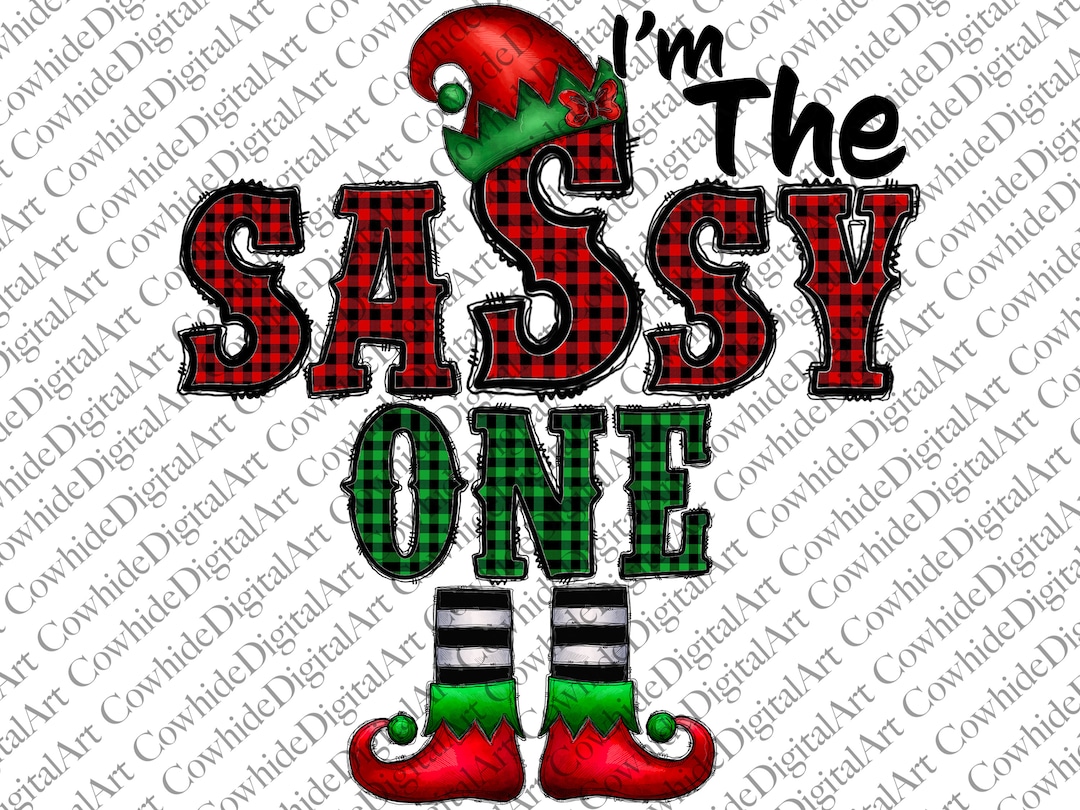 Sassy Elf Christmas PNG, Sublimation Design (digital Download) - Etsy
