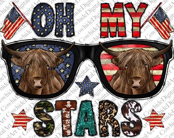 Cow Flag Glasses - Etsy