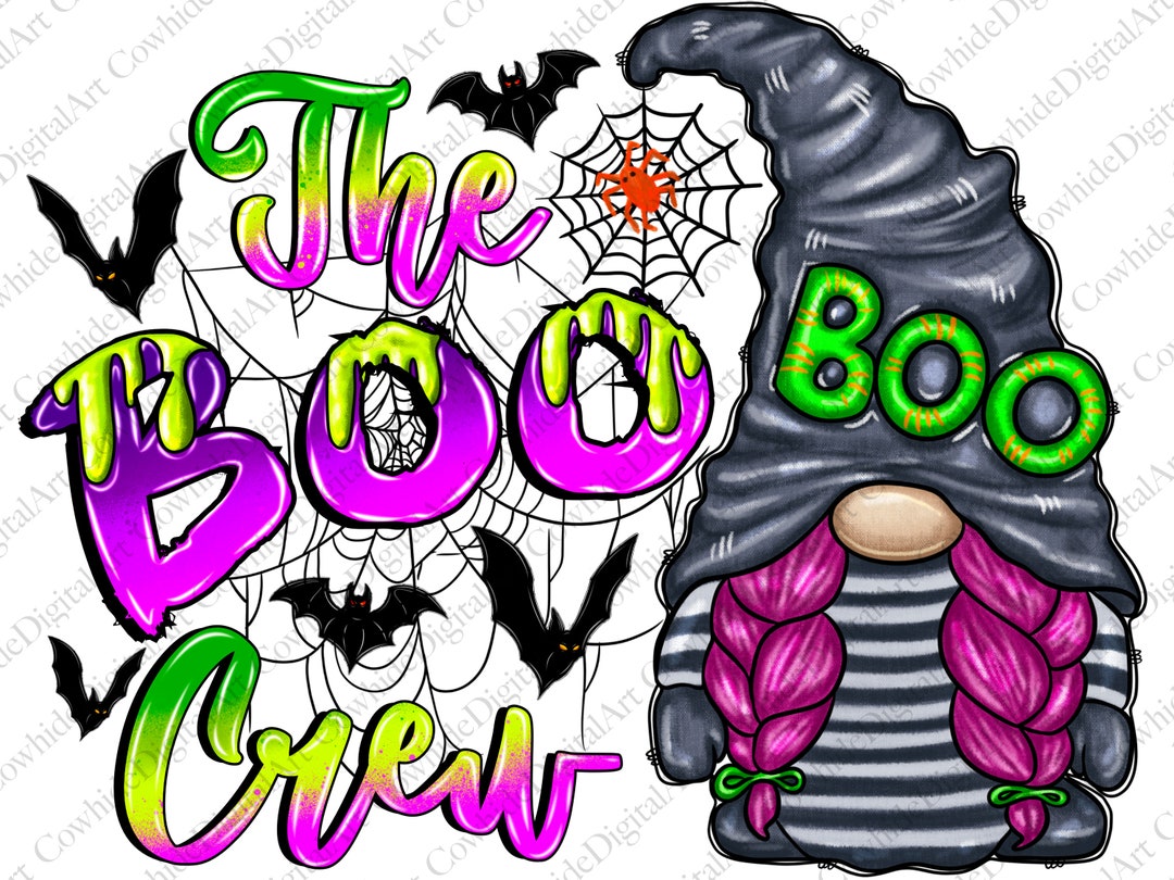 Halloween Gnome PNG: Spooky Boo Crew Clipart (digital Download) - Etsy