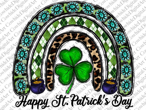 Happy St Patricks Day Rainbow