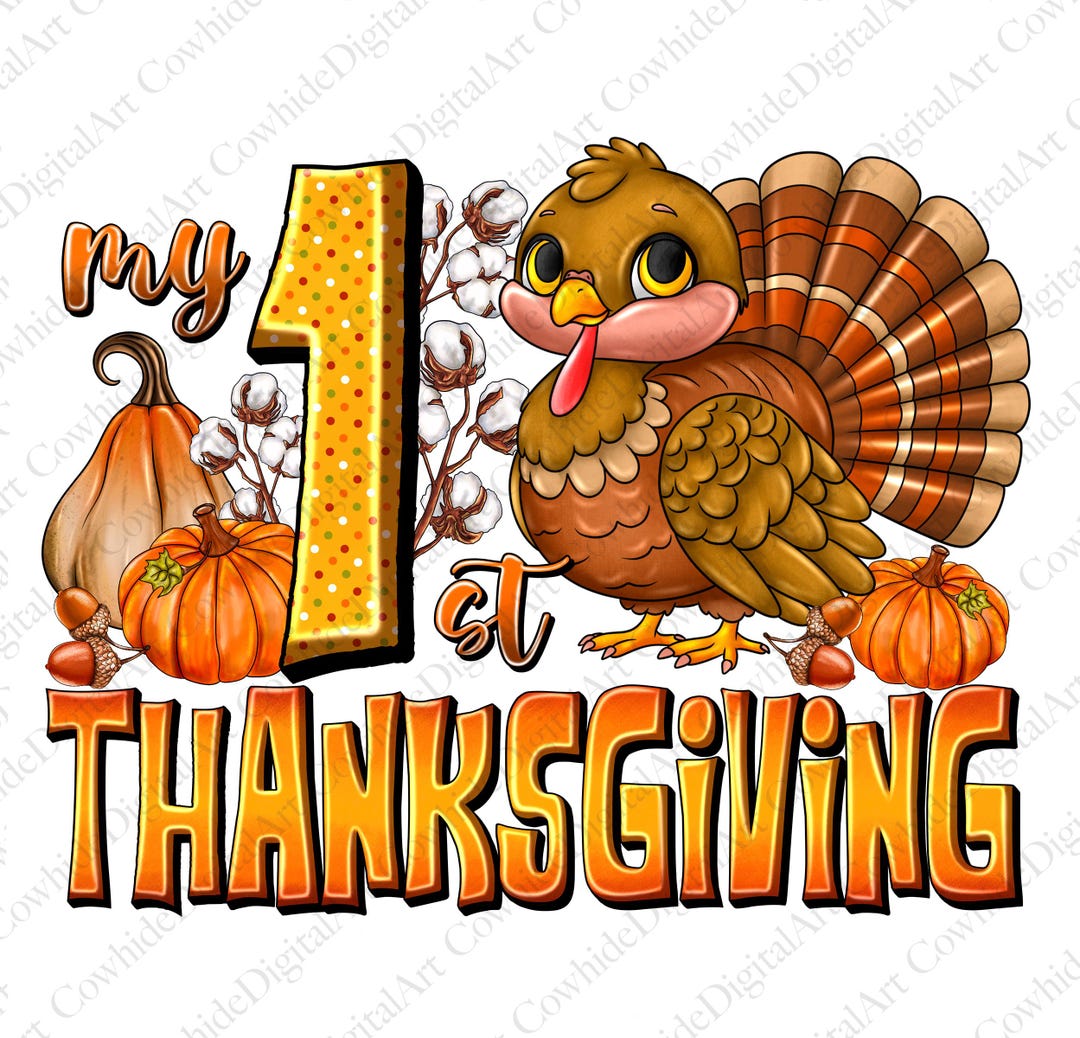 1st Thanksgiving Png, My First Thanksgiving Png, Friendsgiving Png ...