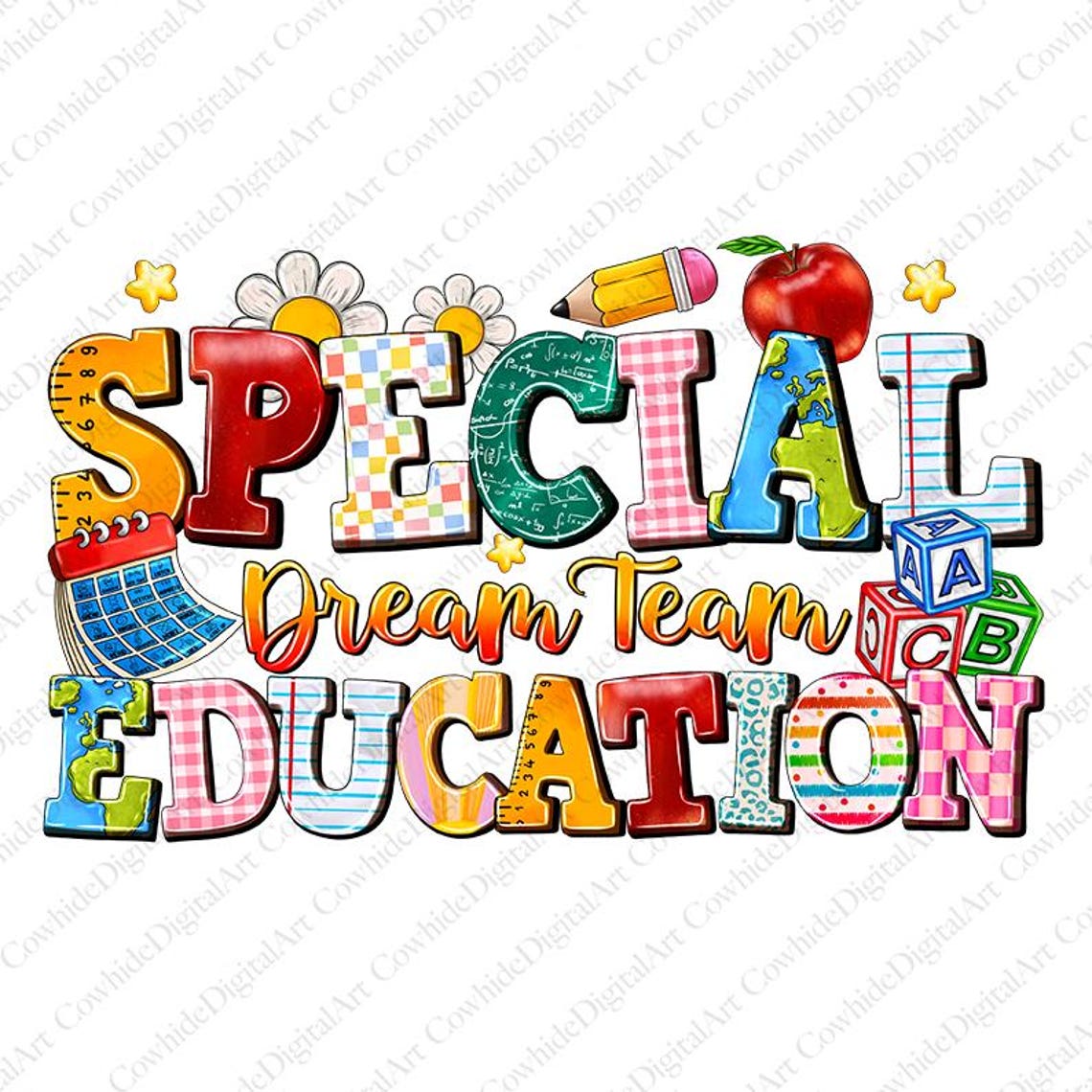 Special Education Dream Team PNG, SPED Teacher Sublimation (digital ...