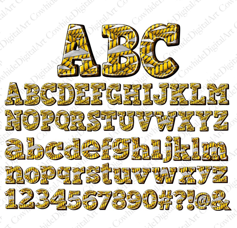 Police Alphabet PNG Bundle, Glitter Doodle Letters (digital Download ...