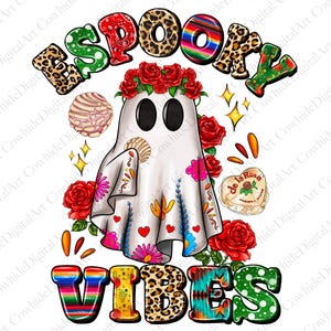 Mexican Ghost, Espooky Vibes PNG, Espooky Season, Spooky Conchas PNG ...