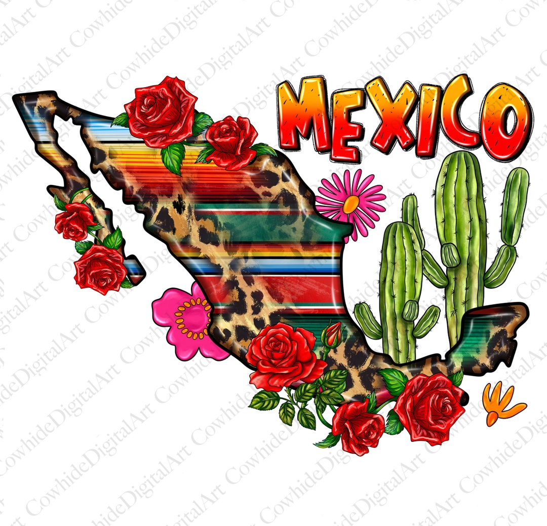 Mexico Map Png Sublimation Design Download, Cinco De Mayo Png, Mexico ...