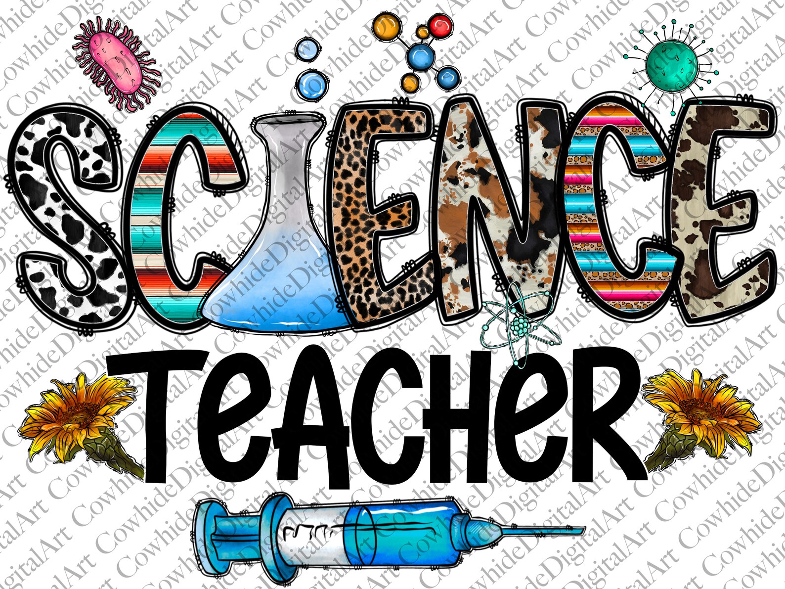Western Science Teacher PNG, Sublimation Design (digital Download) - Etsy