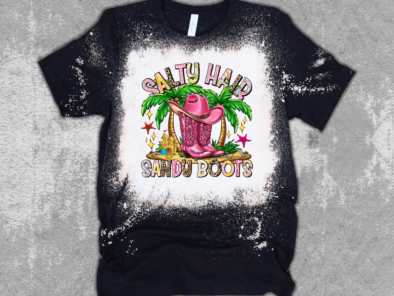 Salt Hair Sandy Boots Png Sublimation Design, Summer Png, Cowgirl Png ...