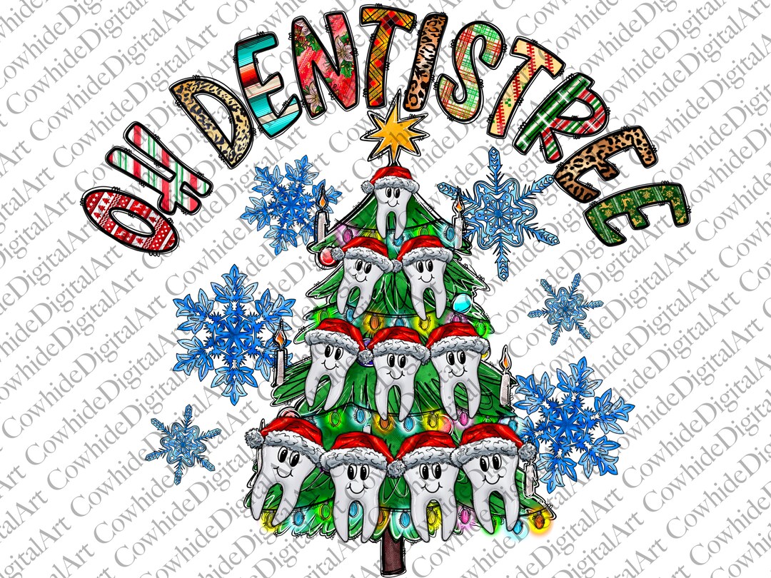 Oh Dentistree PNG, Santa, Tooth, Dental Squad, Ho Ho Ho, Funny ...