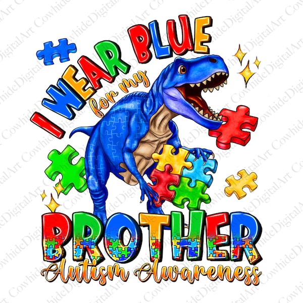 Autism Brother Png - Etsy