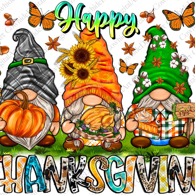 Thanksgiving Gnomes - Etsy