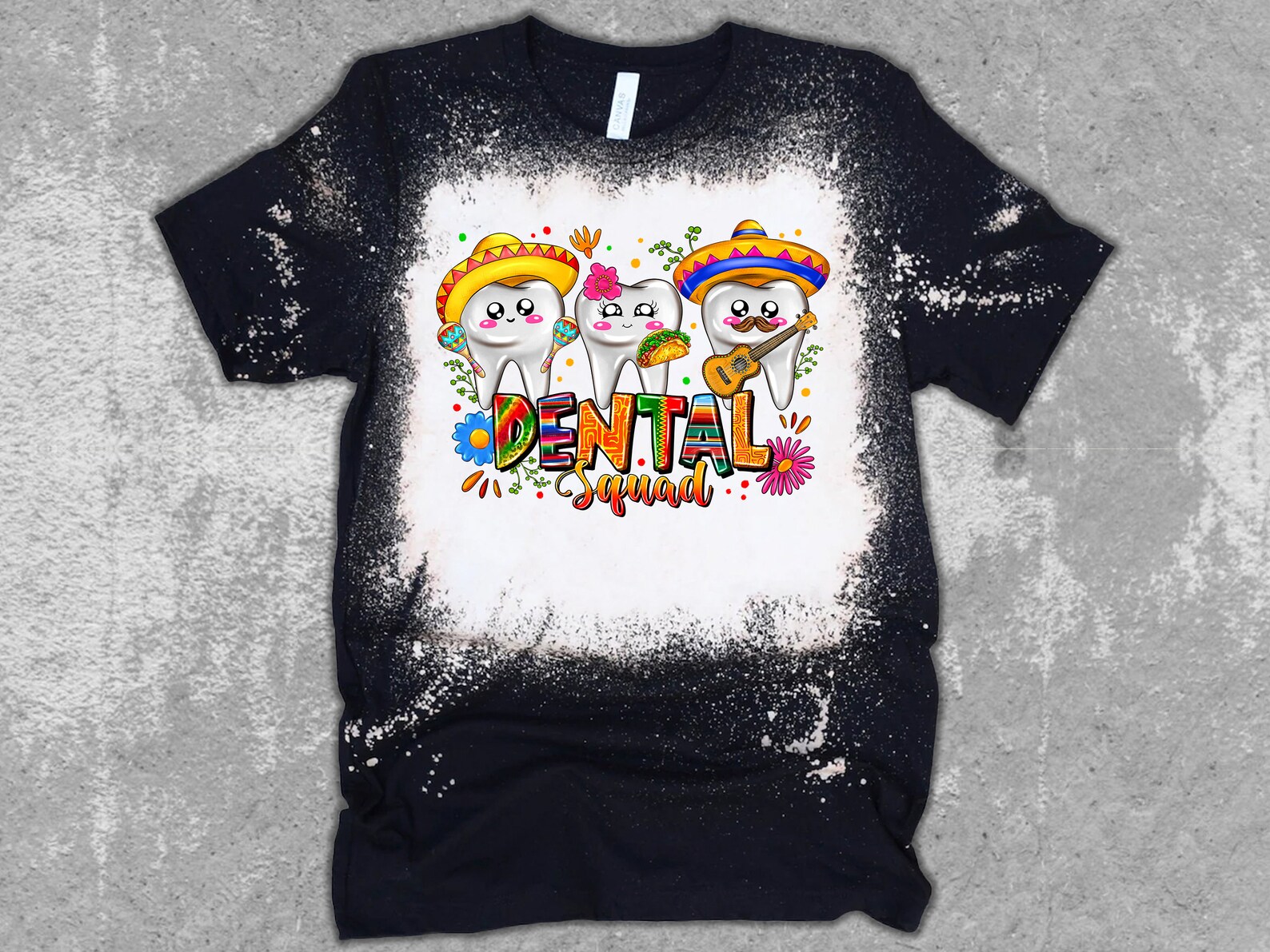 Mexican Dental Squad With Teeth Png Sublimation Design Download, Dental ...