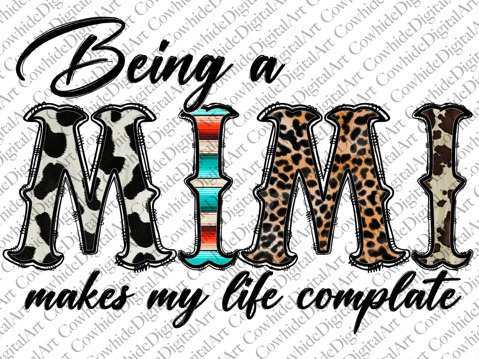 Being a Mimi Makes My Life Complete Sublimation Designs, Mimi PNG ...