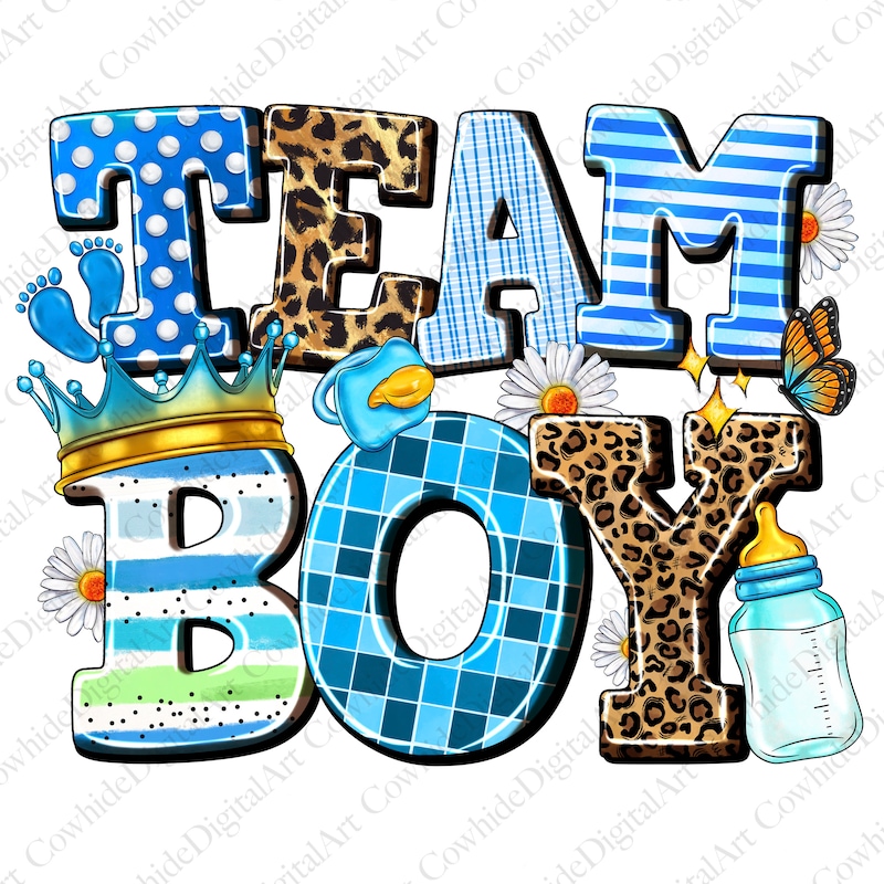 Team Boy Png - Etsy