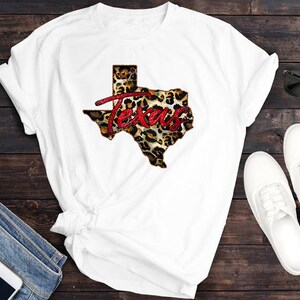 Texas Leopard Map, Texas Map, Cowboy, Western, Rodeo, Sublimation ...