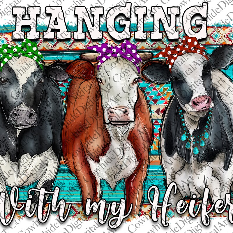 Hanging With My Heifers Svg - Etsy