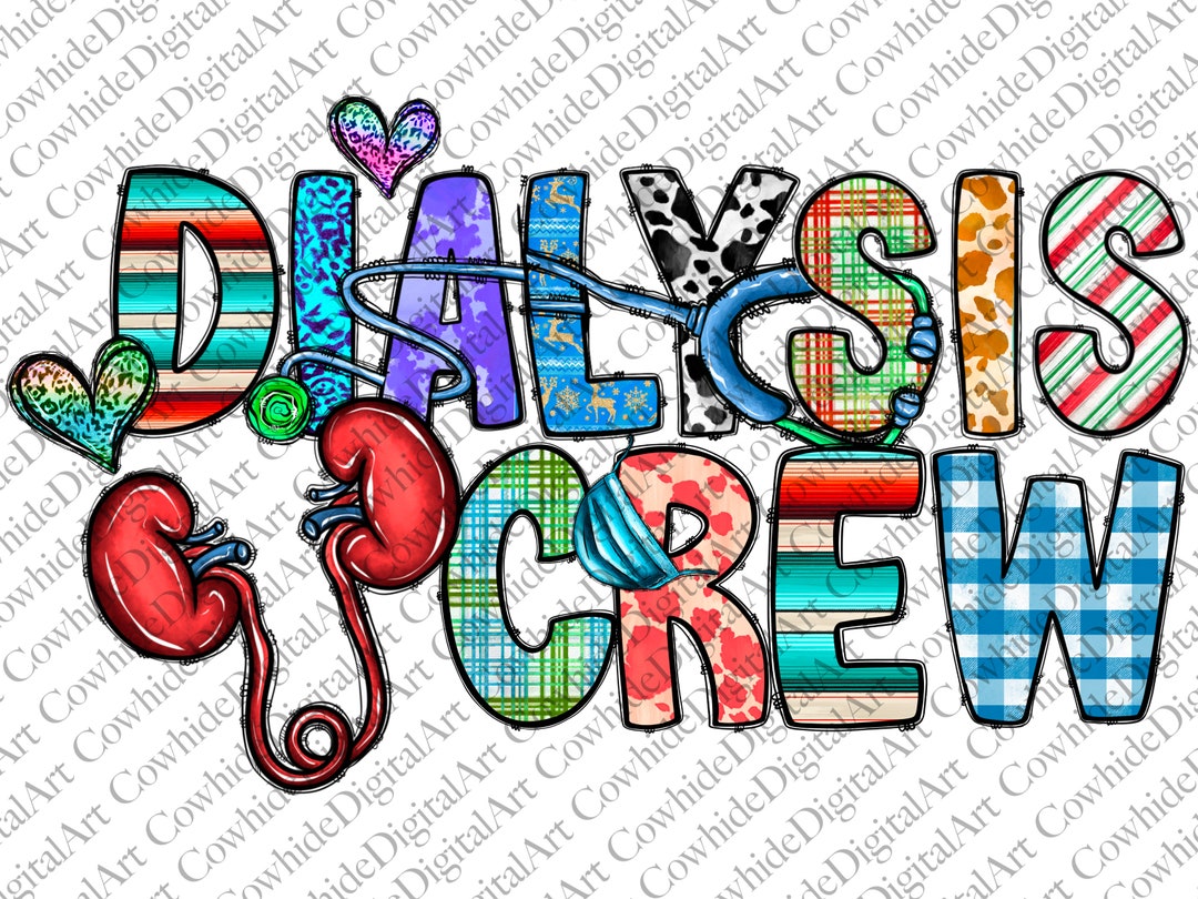 Dialysis Crew Sublimation Design, Kidneys, Lungs Png (digital Download ...