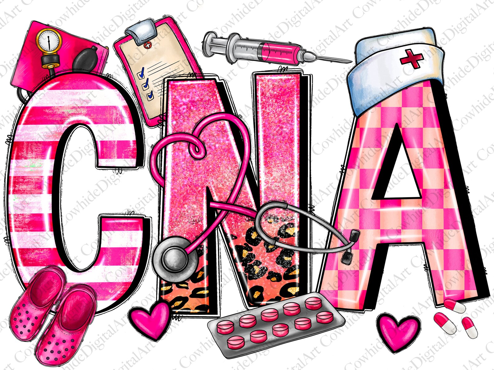 Valentine's Day CNA Certified Nursing Assistant Png, Valentines Nurse ...