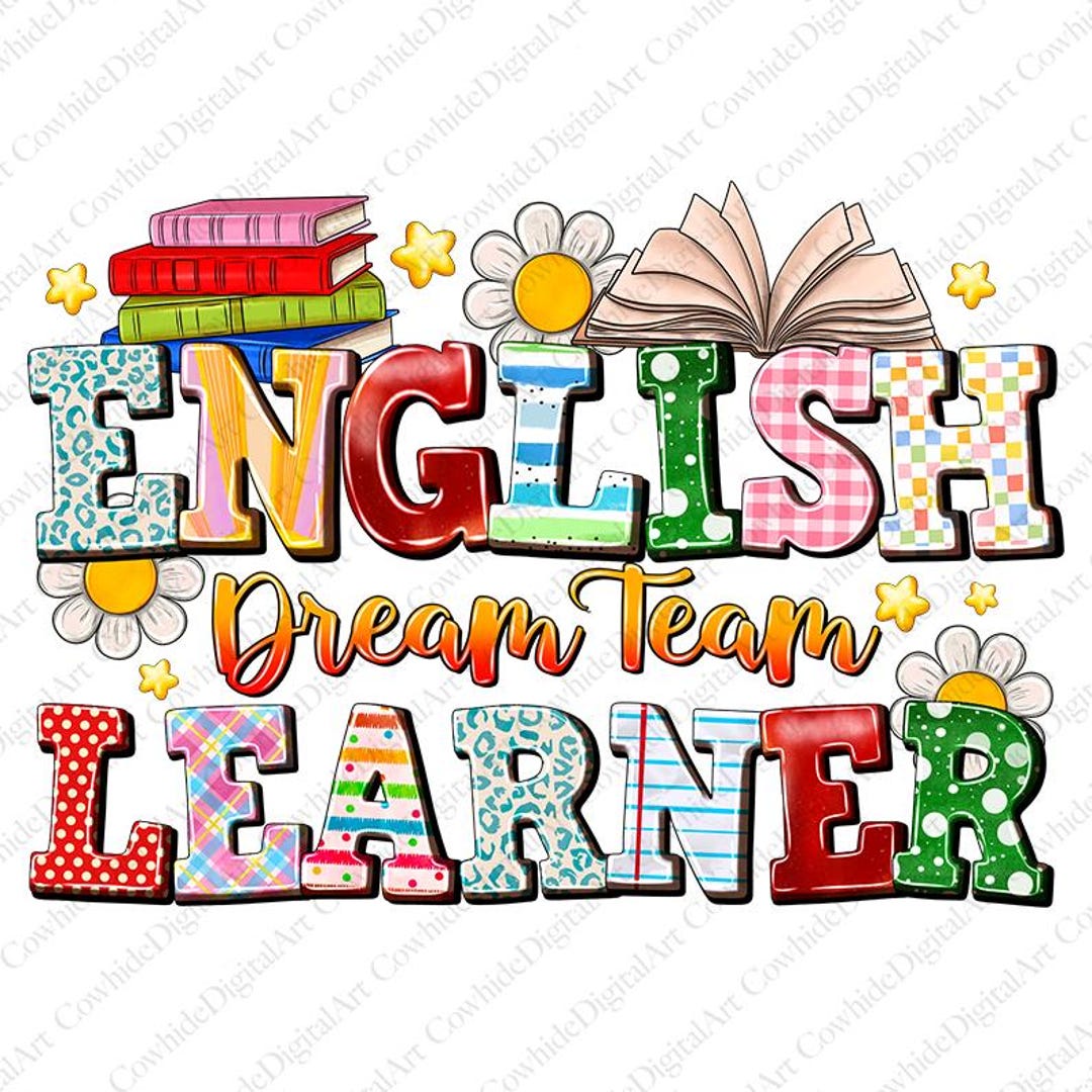 English Learner PNG, Back to School PNG, School, English Dream Team ...