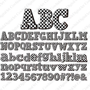 Monster Truck Alphabet Png Files Bundle, Monster Truck Doodle Letters ...