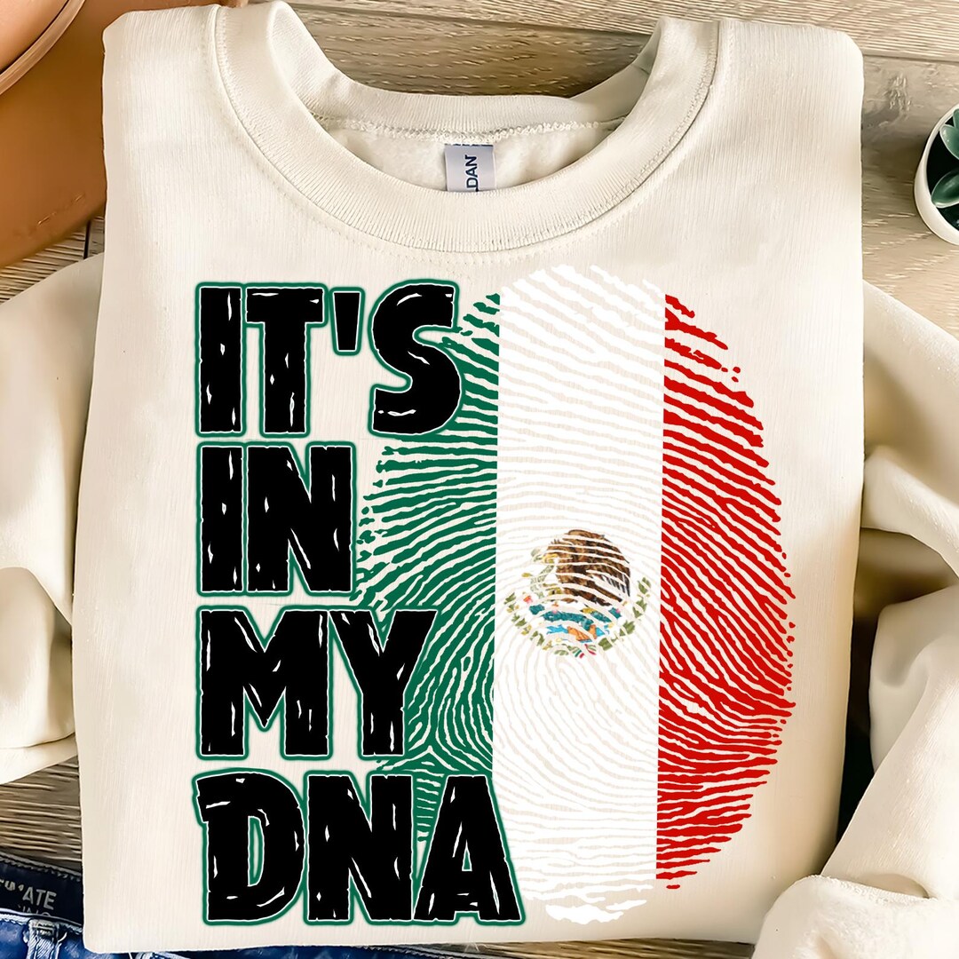 Mexico Png, It's in My DNA Mexico Flag Fingerprint PNG Sublimation ...