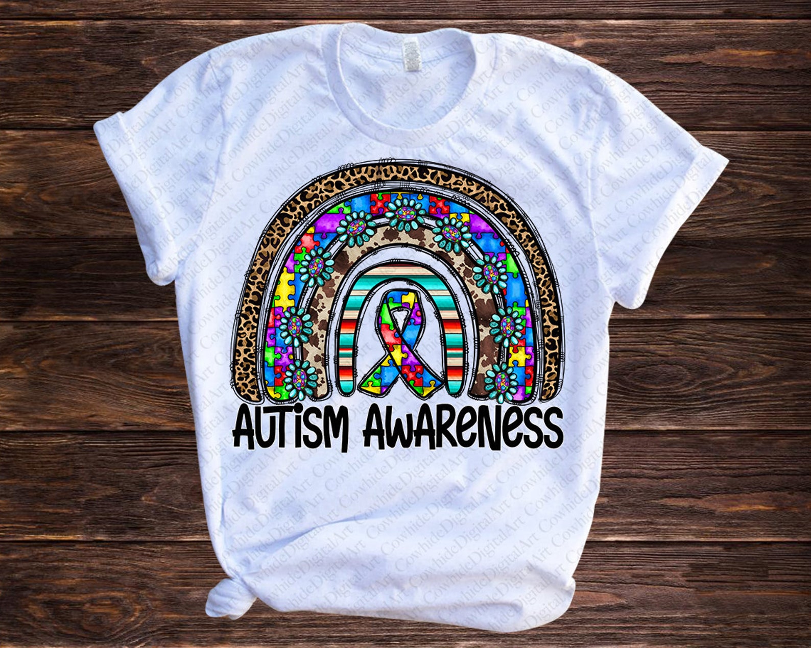 Autism Awareness Rainbow Png Autism Awareness PNG Autism - Etsy