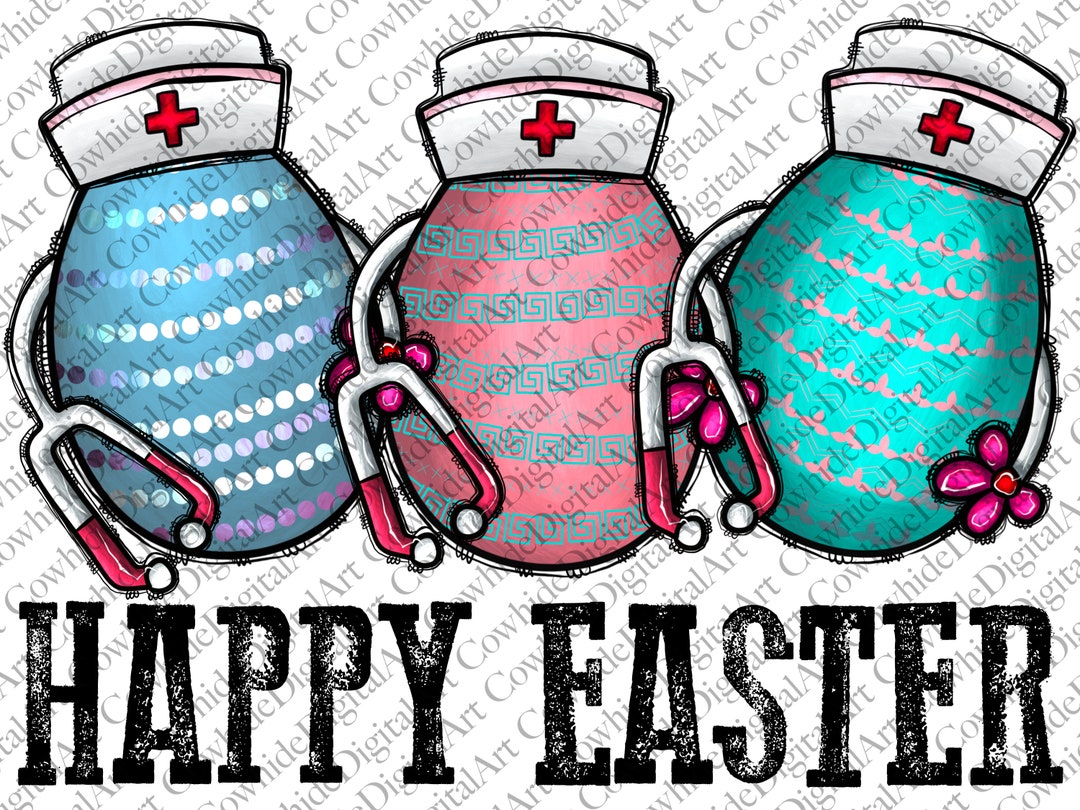 Happy Easter Egg Nurse Png, Western PNG, Easter Day, Gemstone Turquoise ...