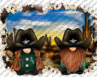 Western Cowboy Gnome - Etsy