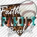 Faith Family Baseball Png Baseball Png Western PNG | Etsy
