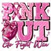 Pink Out Football Breast Cancer Awareness PNG, Sublimation Design - Etsy