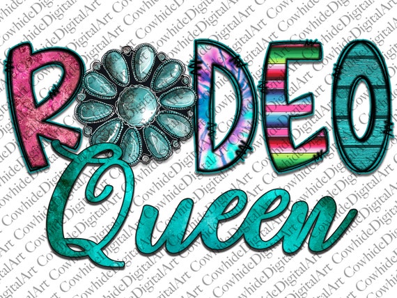 Rodeo Queen Png Western Png Serape Pink Turquoise Wooden - Etsy