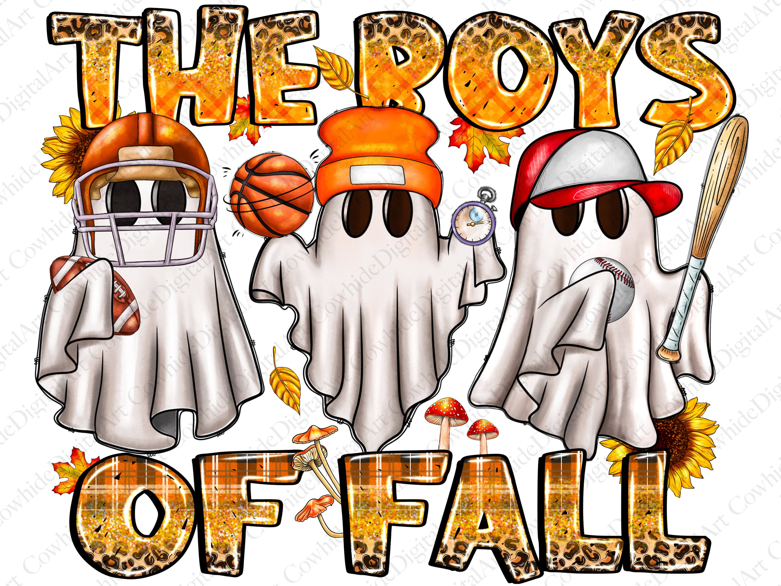 Halloween Ghost Png Sublimation Design, Halloween Png, the Boys of Fall ...
